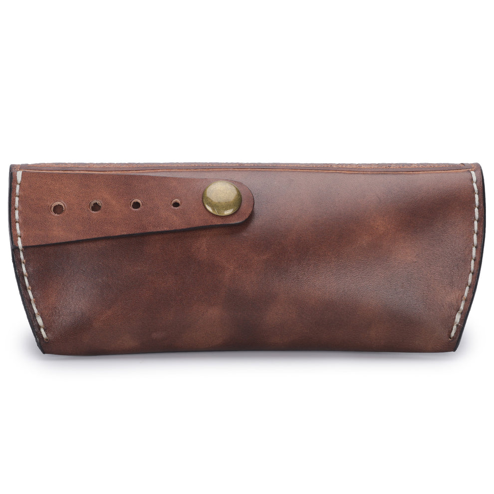 Shades Case with Belt Loop (Diamond Pattern) – Rustic Terrain Leathercraft