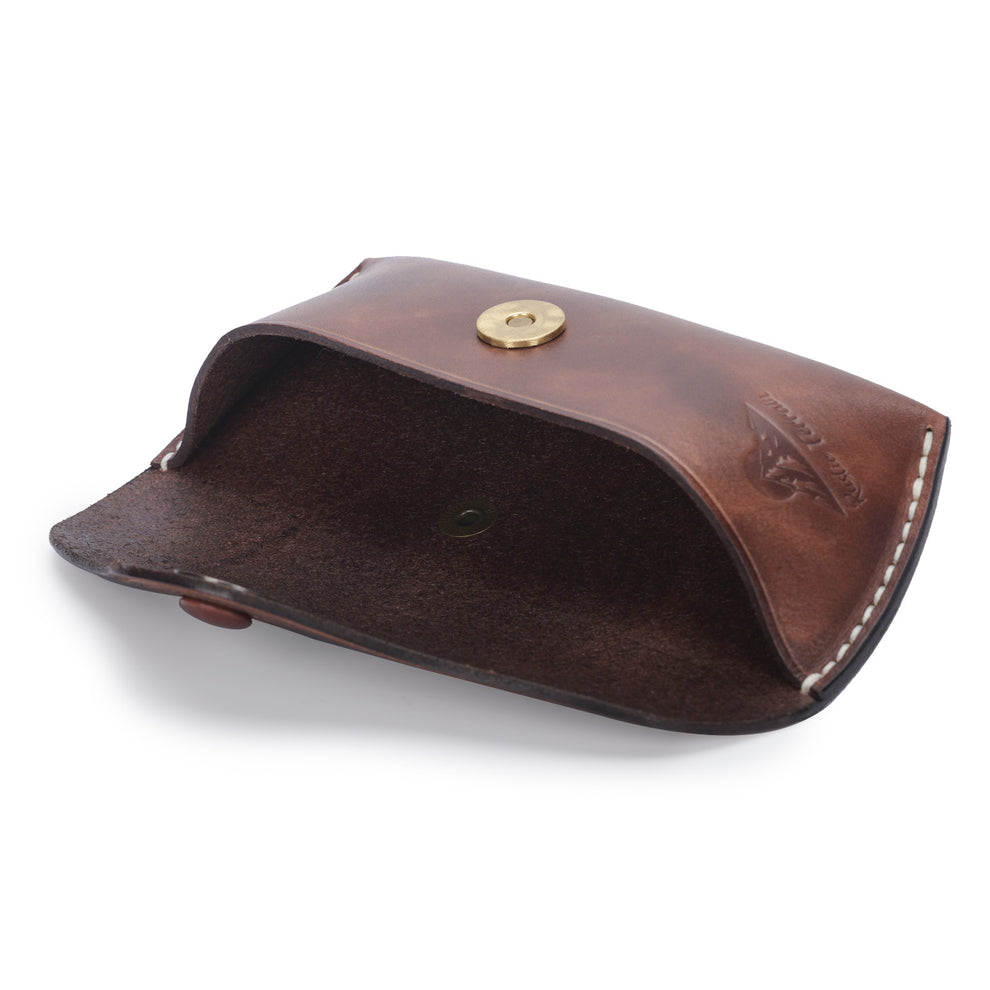 Shades Case with Belt Loop (Diamond Pattern) – Rustic Terrain Leathercraft