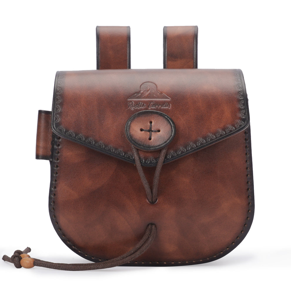 Utility / Ammo Bag with Belt Loops – Rustic Terrain Leathercraft