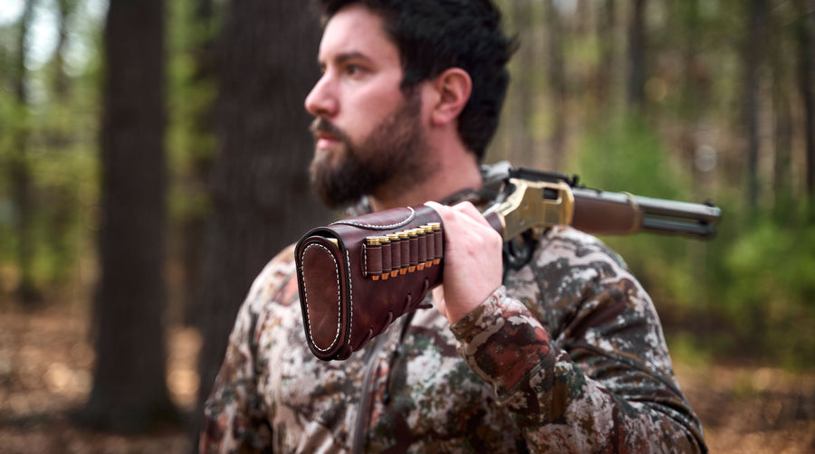 Handmade Leather Rifle Cheek Risers – Rustic Terrain Leathercraft